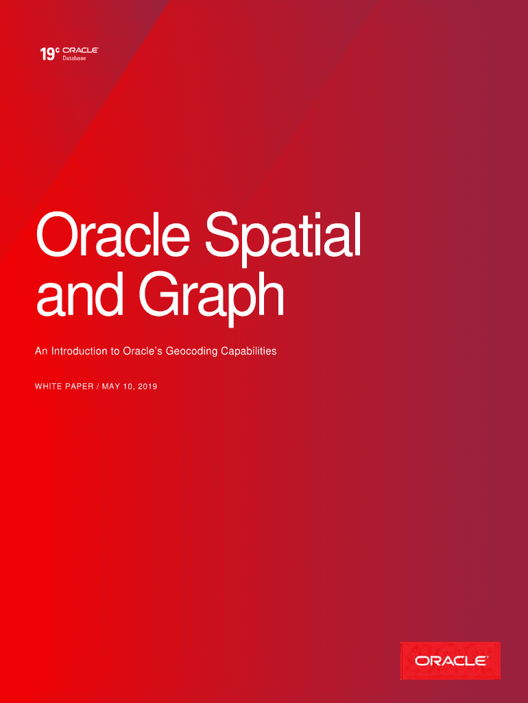 Fillable Online Oracle Spatial and Graph An Introduction to Oracle ...