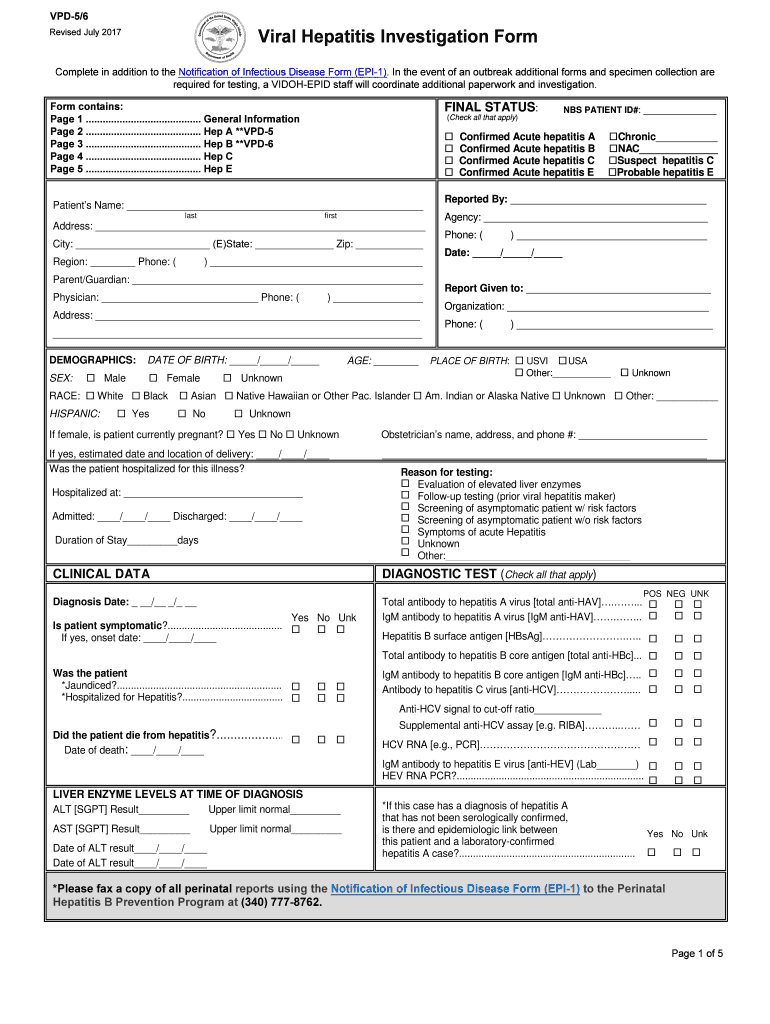 Fillable Online Communicable Disease Control Forms - CDPH and - State ...