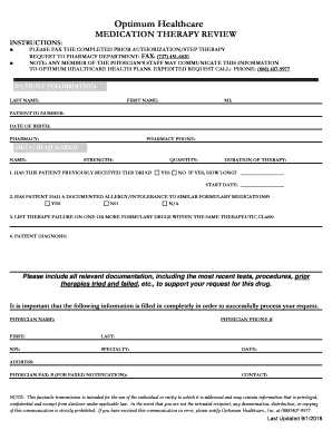 Fillable Online Prior Authorization/Step Therapy Forms - Blue Cross and ...