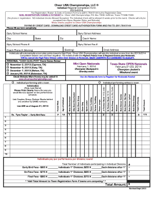 Fillable Online 13-14 Individual Registration Form Fax Email Print ...