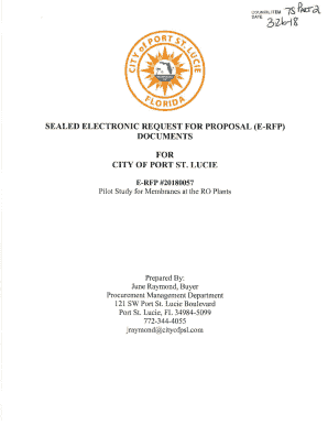 Fillable Online Public Notice / Request for Proposal / Request for ...