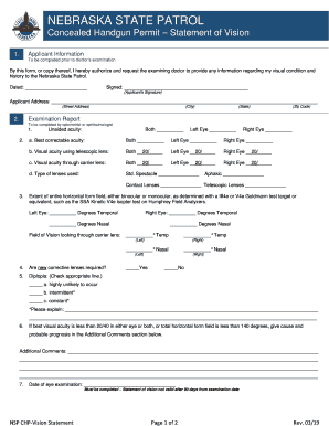 Fillable Online statepatrol nebraska CHP Forms/DocumentsNebraska State ...