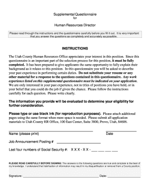 Fillable Online The AWARE Questionnaire (Revised Form) Fax Email Print ...