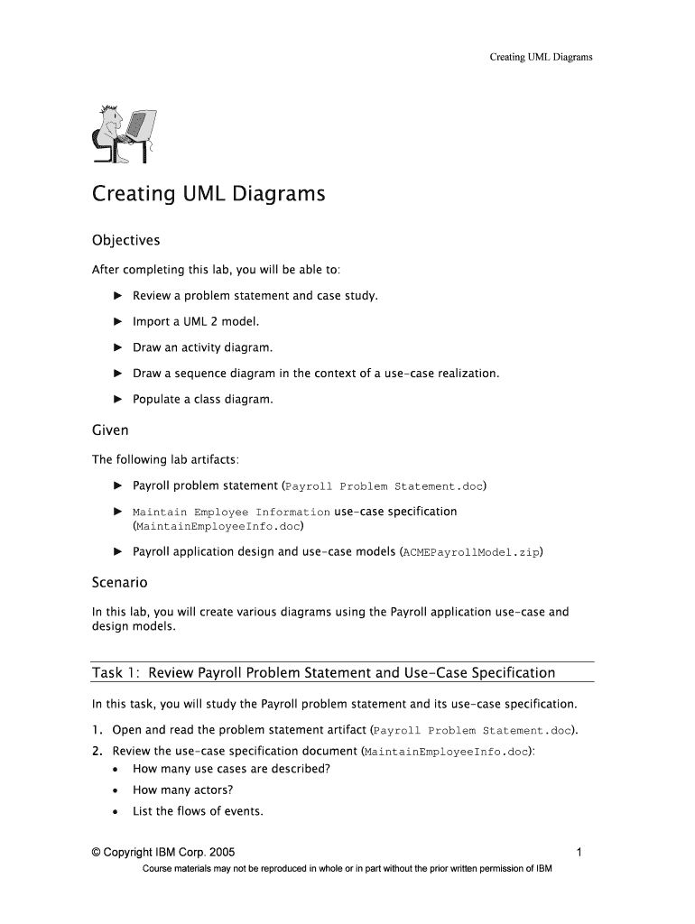 Fillable Online Examples of UML diagrams - use case, class, component ...