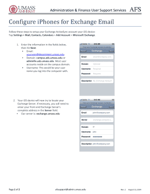 Fillable Online Set up email using the iOS Mail app - Office Support ...