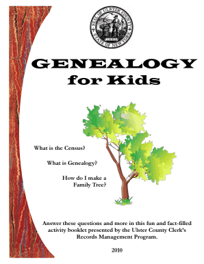 Fillable Online Family Tree: Genealogy Projects for Kids of All Ages ...