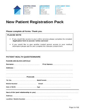1 New Patient Intake Name: Preferred Name - Core ... Doc Template ...