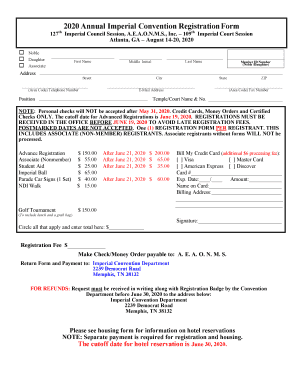 Aeaonms Imperial Session 2020 Atlanta Ga - Fill Online, Printable ...