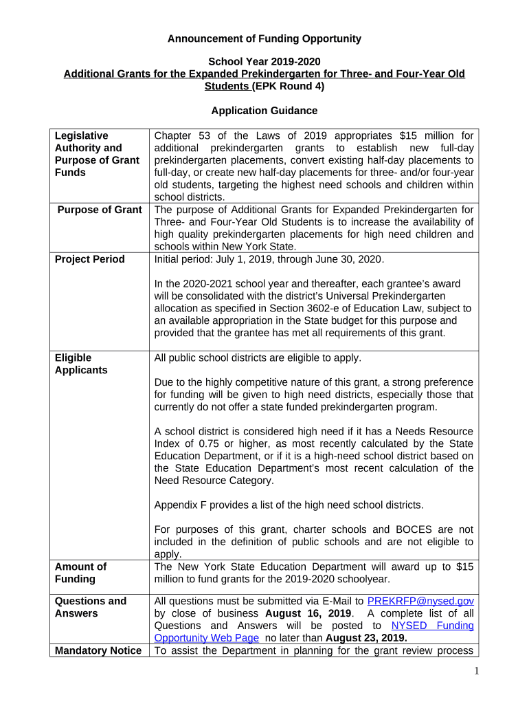 Preschool Development Grant - Expansion Grant Application for ... Doc ...