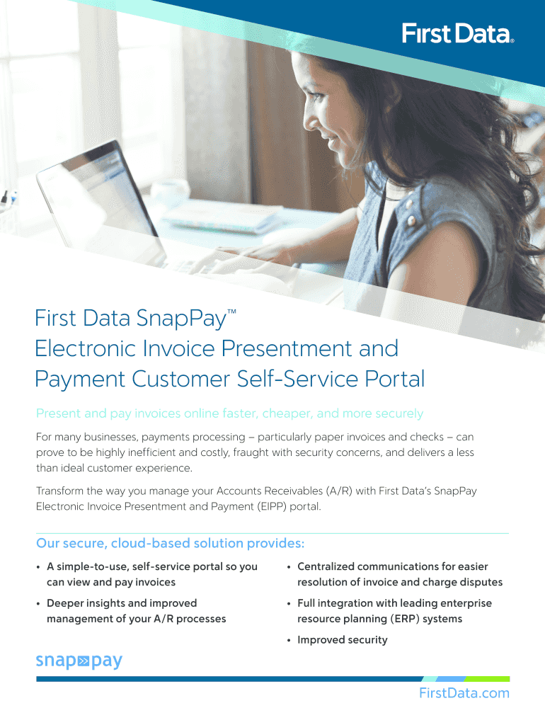 Fillable Online First Data SnapPay Fax Email Print - pdfFiller