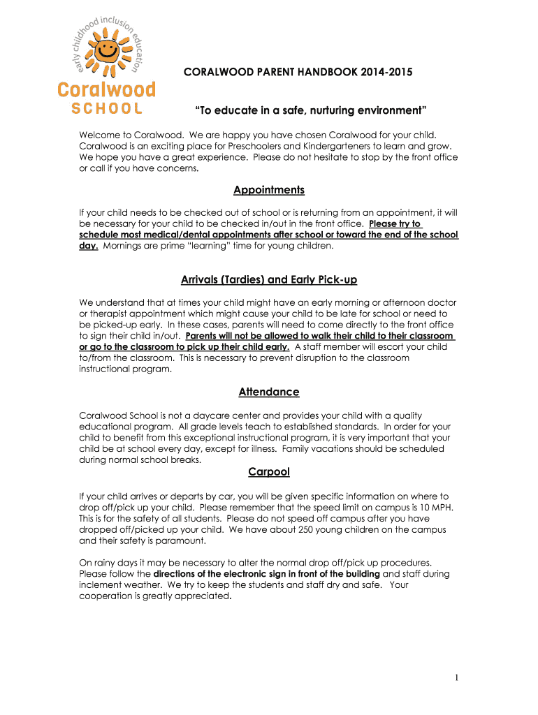 Fillable Online coralwoodct dekalb k12 ga Fillable Online coralwoodct ...