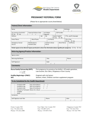 Fillable Online Pregnancy Due Date Calculator, Obstetric ... - Patient ...
