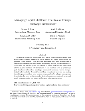 Fillable Online Managing Capital Outflows: The Role of Foreign Fax ...