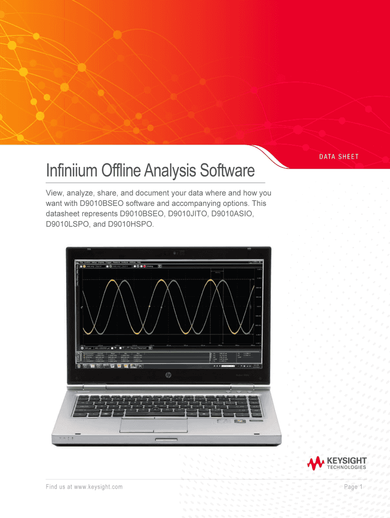 Infiniium Offline Analysis Software - Fill Online, Printable, Fillable ...