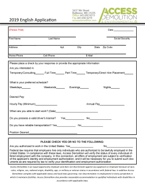 Fillable Online Interview Questions About Full-Time vs. Part-Time Hours ...