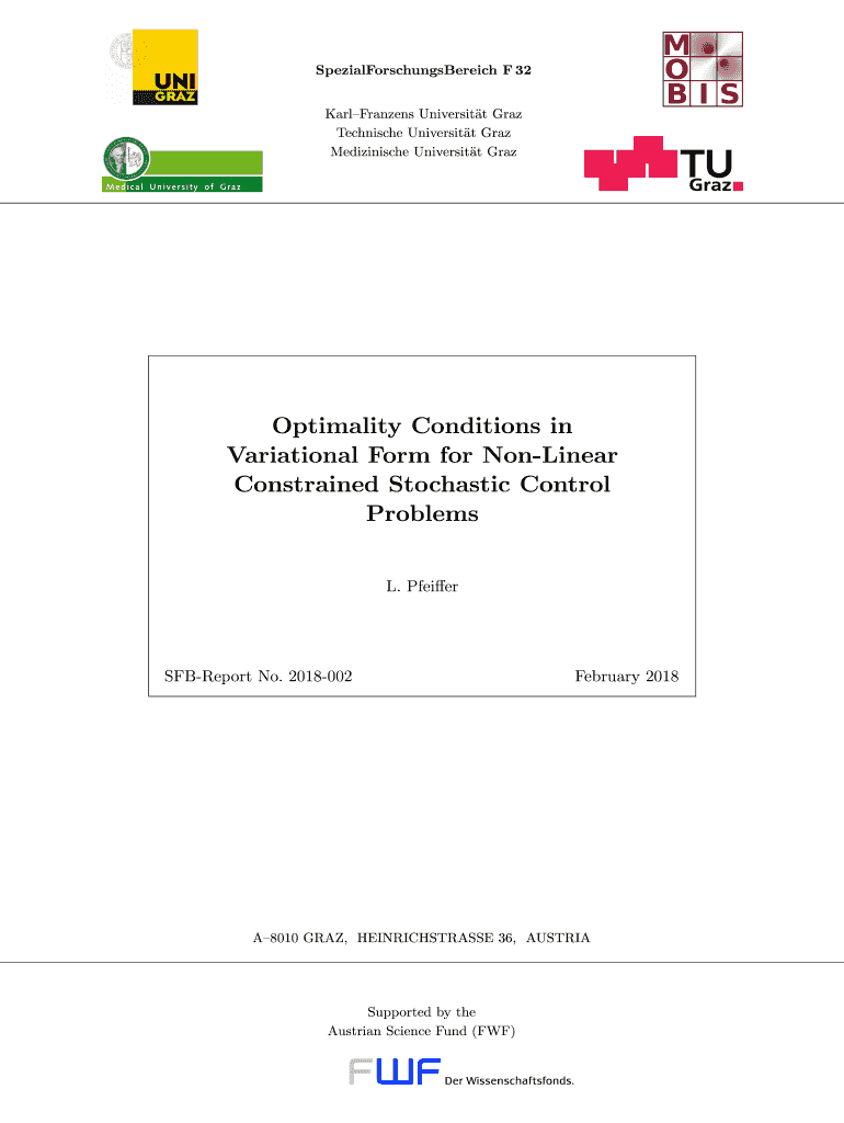 Fillable Online Optimality Conditions In Variational Form For Non Linear Fax Email Print