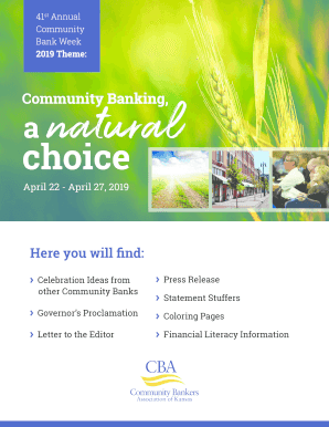 Fillable Online Bank Week Fax Email Print - pdfFiller