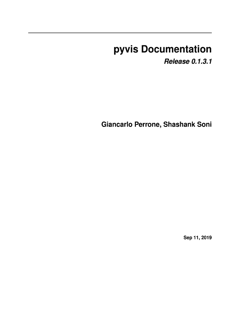 Fillable Online pyvis tutorial Fax Email Print - pdfFiller