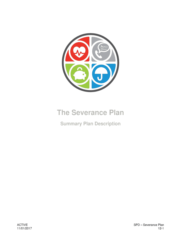 Fillable Online Severance Pay Plan and Summary Plan Description - SEC ...