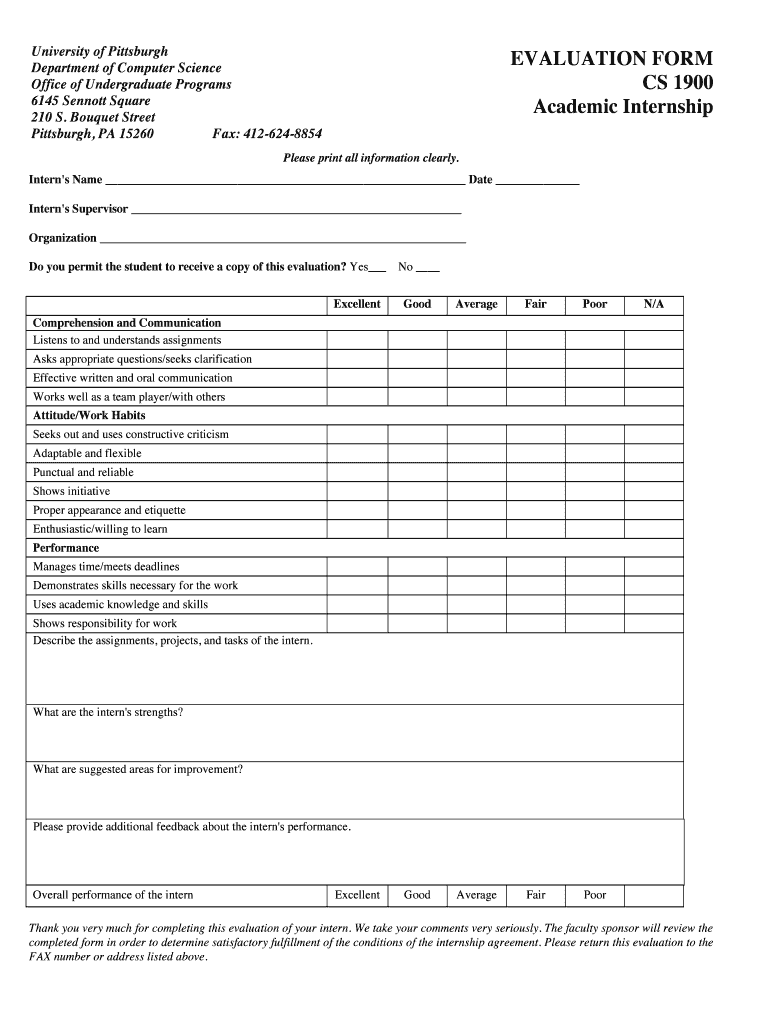 Fillable Online 6145 Sennott Square Fax Email Print - pdfFiller