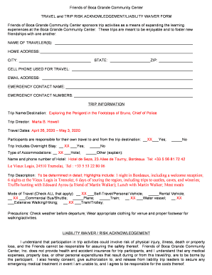 Fillable Online travel-and-trip-risk-acknowledgement-liability-waiver ...