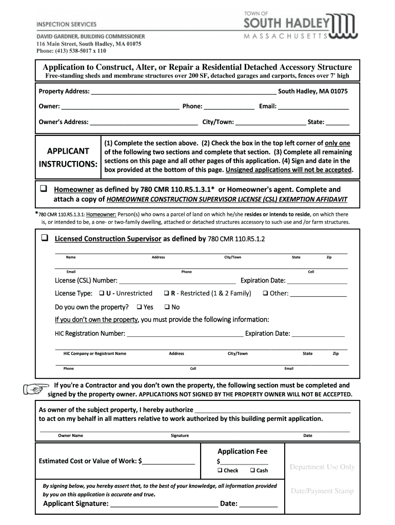 Fillable Online 780 CMR STATE BOARD OF BUILDING REGULATIONS AND ...
