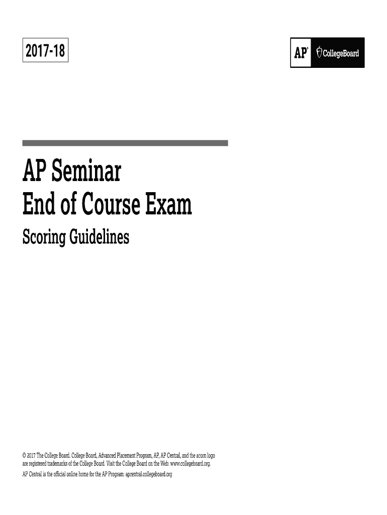 2017 Ap Seminar Response Questions - Fill Online, Printable, Fillable ...