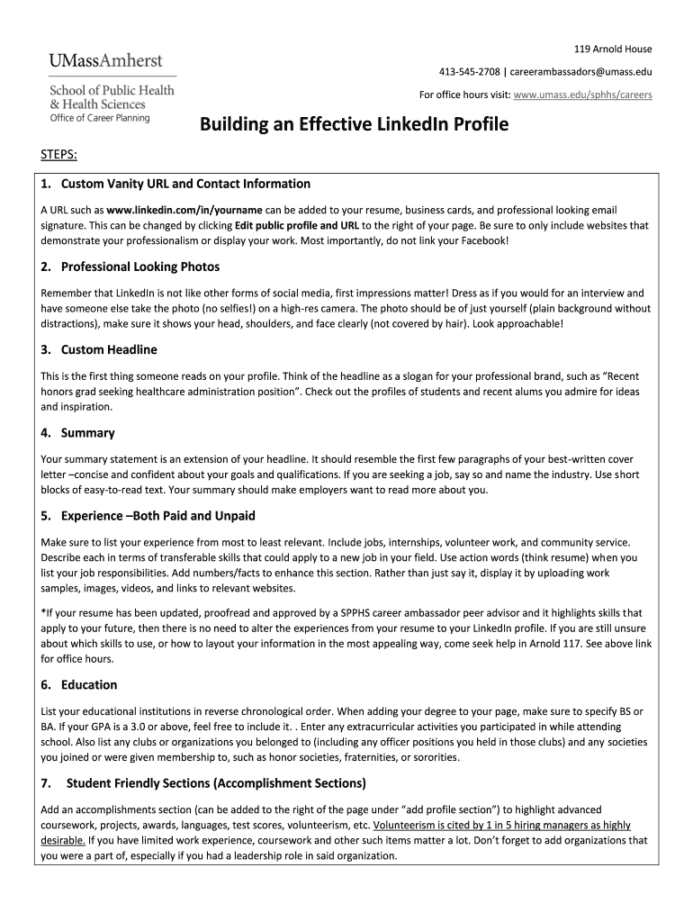 Fillable Online How To Create Your Custom LinkedIn Profile URL And How ...