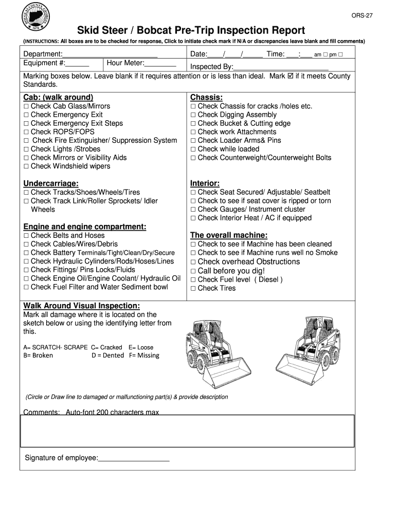 Pre Inspection Report Format Fill Out Sign Online DocHub