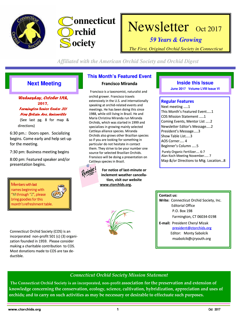 Fillable Online The American Orchid Society Guide to Orchids and their ...