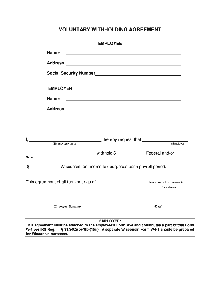 Fillable Online About Form W-4 V, Voluntary Withholding RequestInternal ...