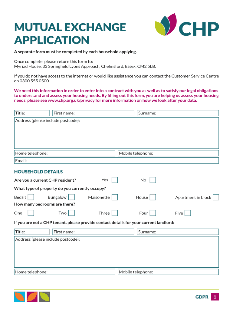 Fillable Online housing transfer form - CHP Fax Email Print - pdfFiller