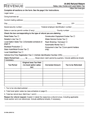 Fillable Online State of Iowa Tax FormsIowa Department of Revenue Fax ...