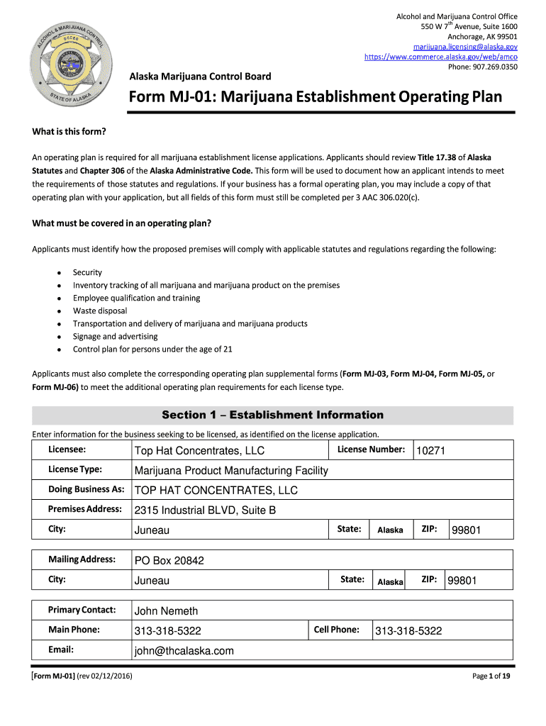 Fillable Online Board of Alcoholic Beverage Control - Alaska Department ...