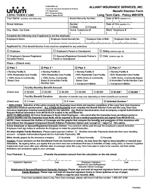 Fillable Online Enrollment Process - UNUM Forms Management System - FMS ...