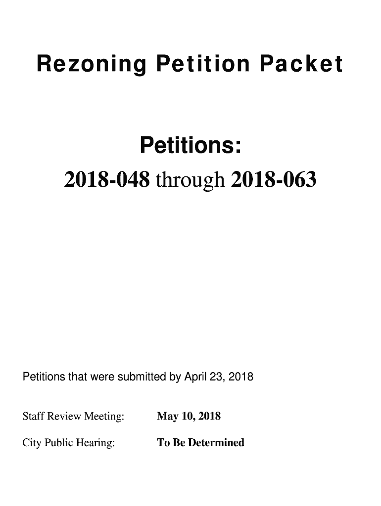 Fillable Online ww charmeck Rezoning Petition Packet Petitions: 2018 ...
