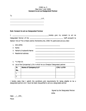 Form No 9 - Fill Online, Printable, Fillable, Blank | pdfFiller