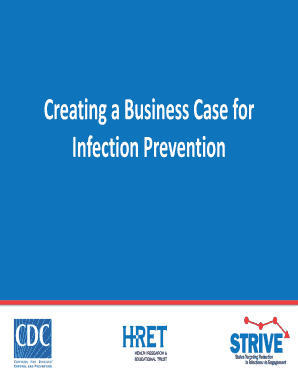 Fillable Online Building a Business Case for Infection Prevention 101 ...