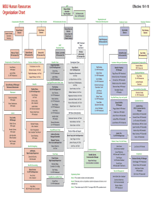 37+ Free Editable Human Resource Organizational Chart Templates in MS ...