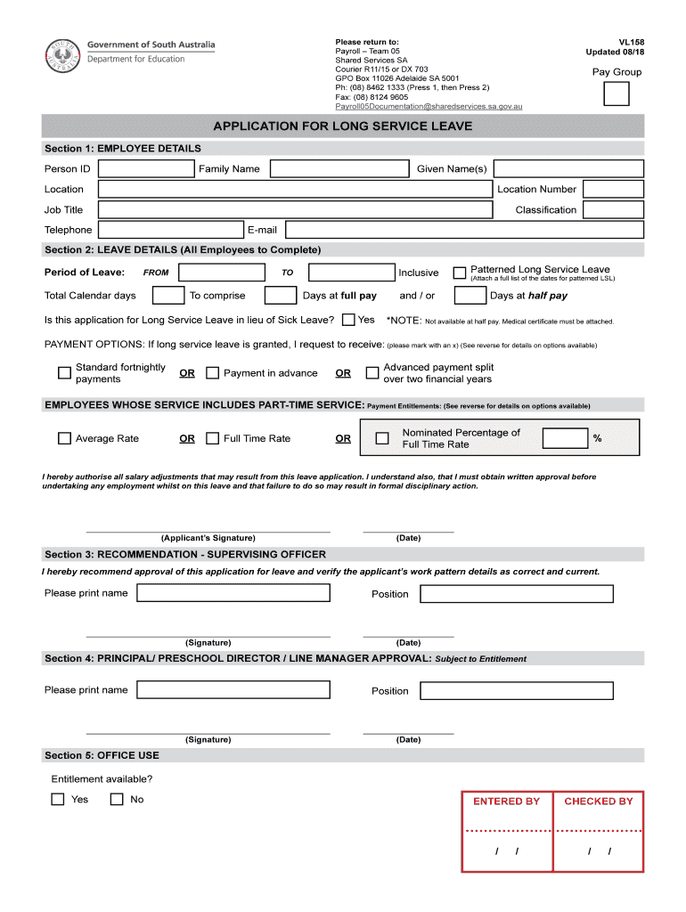 Fillable Online Payroll Services - Department for Education - Shared ...