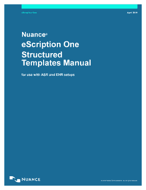 Fillable Online eScription One Fax Email Print - pdfFiller