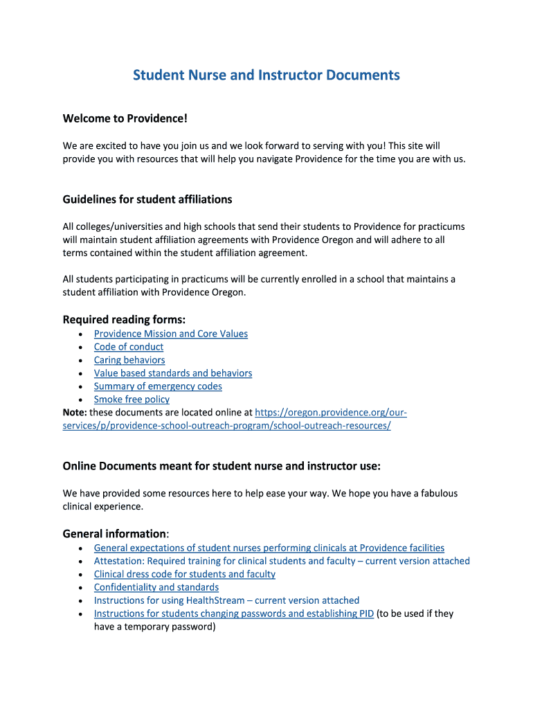 Fillable Online Student Nurse and Instructor Documents - acemapp Fax Email Print - pdfFiller
