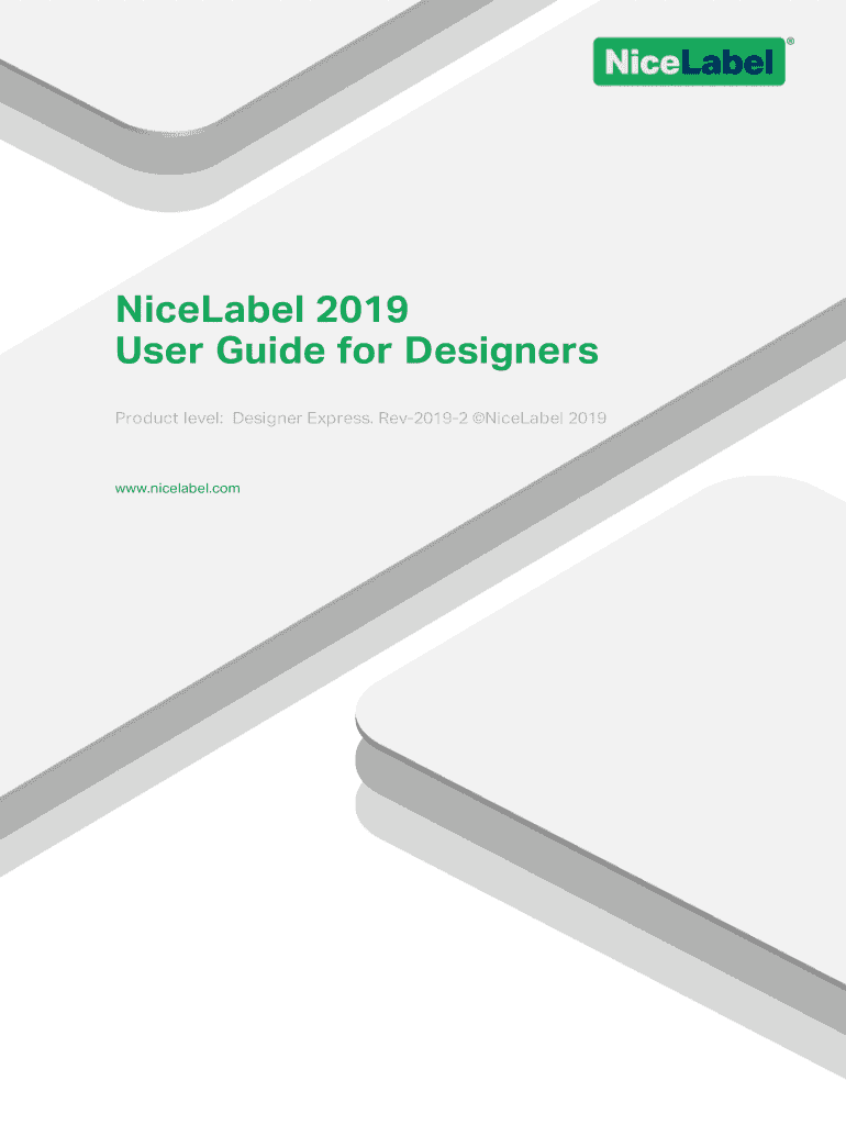 Fillable Online Product and User Guides - NiceLabel Fax Email Print ...