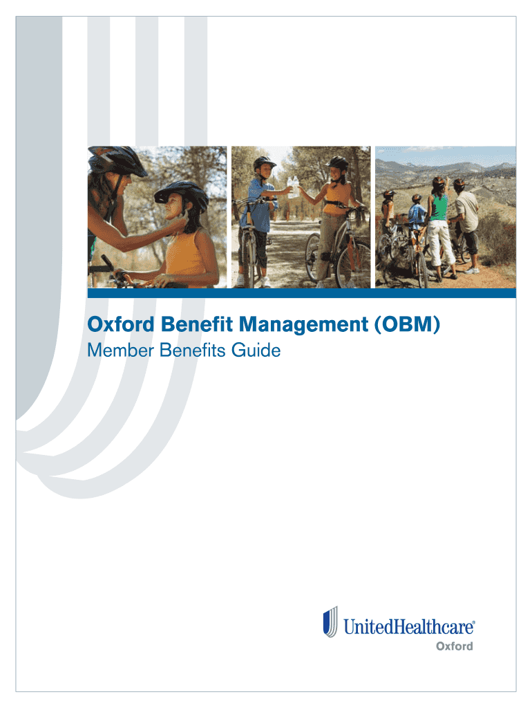 Fillable Online Oxford Benefit Management (OBM) Fax Email Print - pdfFiller