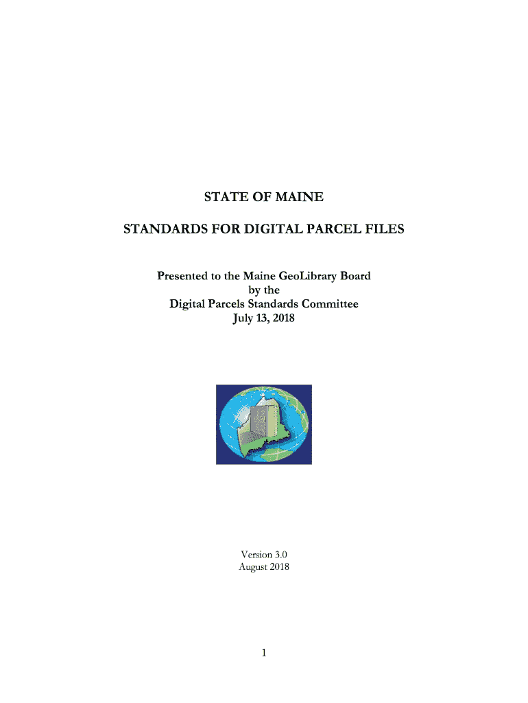 Fillable Online state of maine standards for digital parcel files ...