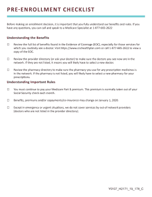 Fillable Online Pre-enrollment checklist - Sharp Direct Advantage ...