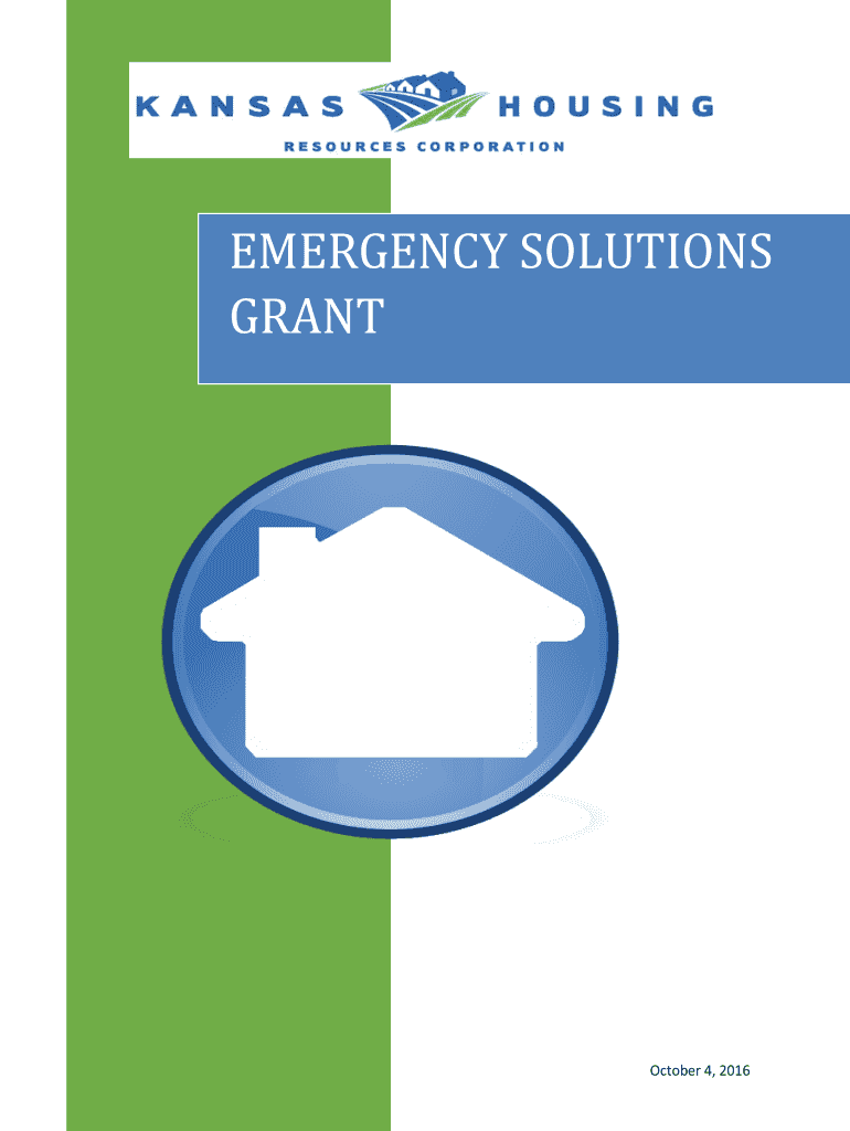 Fillable Online Emergency Solutions Grant (ESG) Program Policies and ...