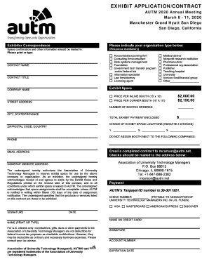 Fillable Online 2020 Exhibit Contract Rules and Regulations.doc Fax ...