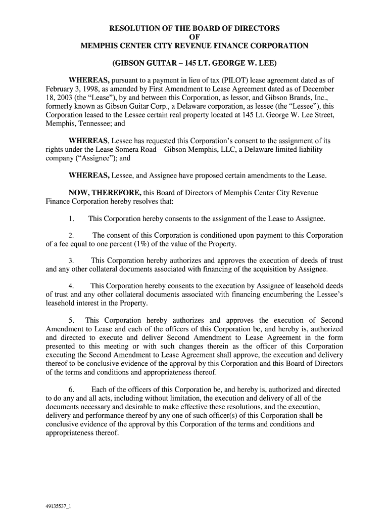 Fillable Online gibson guitar 145 lt. george w. lee - Downtown Memphis ...