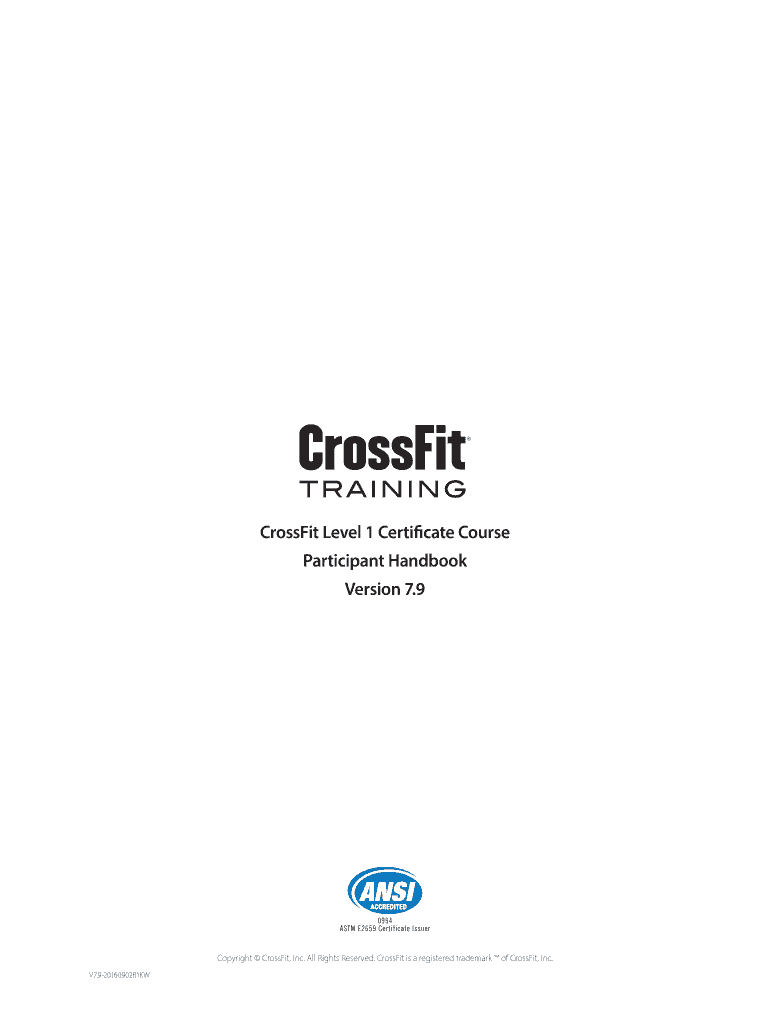 Crossfit Level 1 Pdf - Fill Online, Printable, Fillable, Blank | pdfFiller